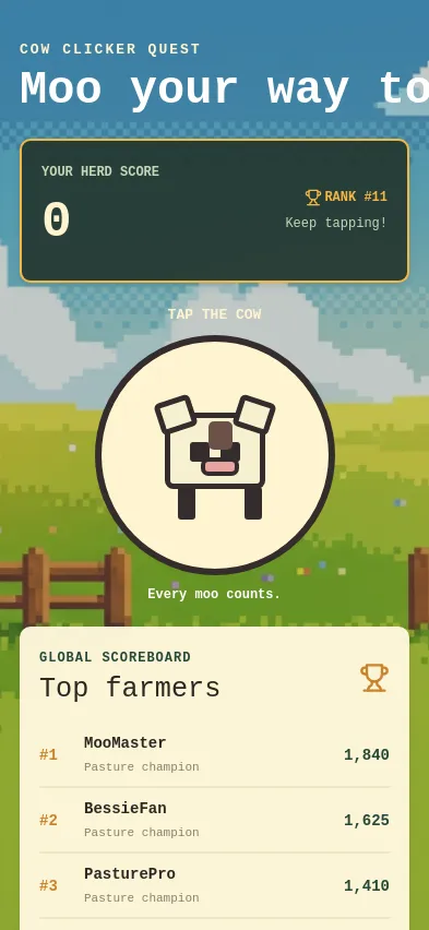 Cow Clicker Quest