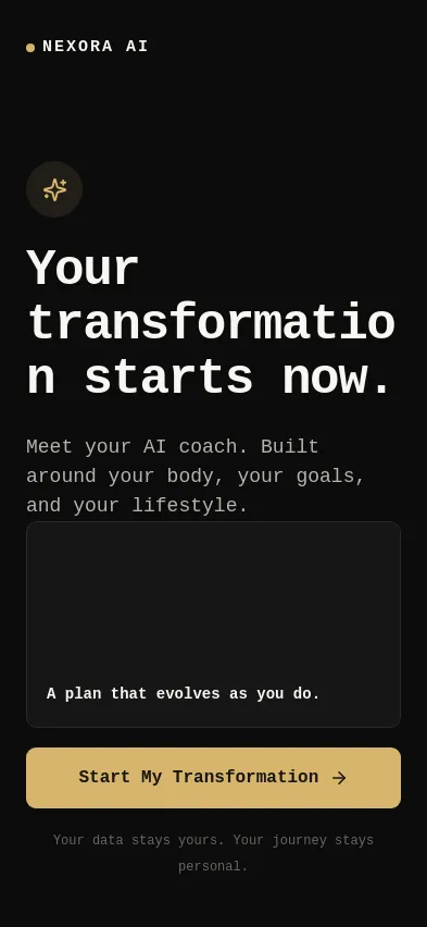 Nexora AI Fitness