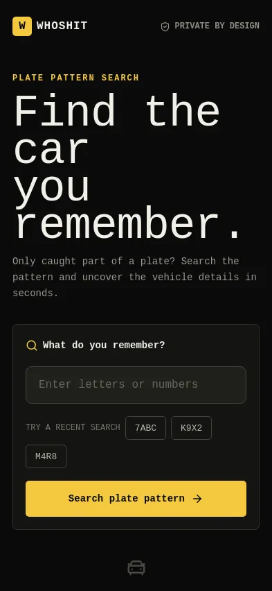 WhosHit Mobile