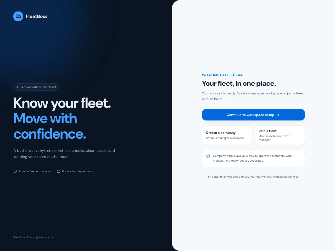 FleetBoss Mobile App
