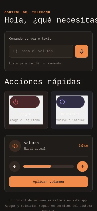 Phone Control Assistant