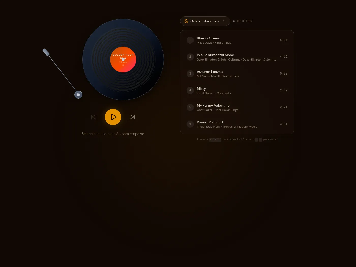 RetroVinyl For Spotify