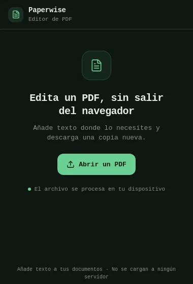 PDF Editor Extension