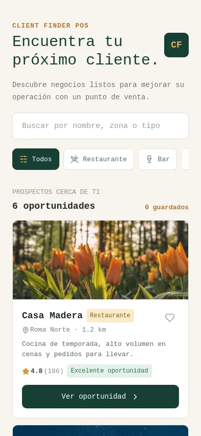 Client Finder POS