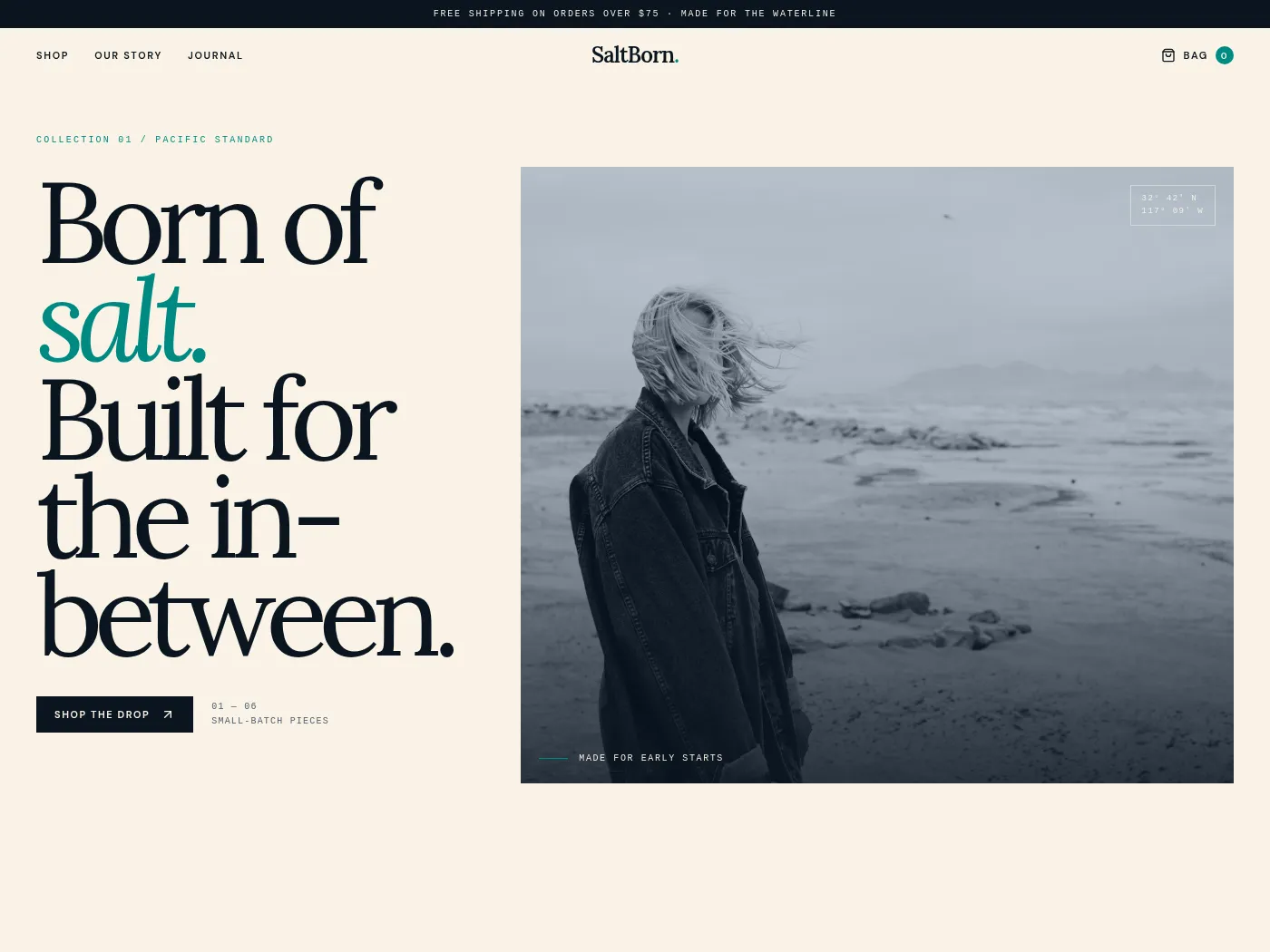 SaltBorn Apparel Shop