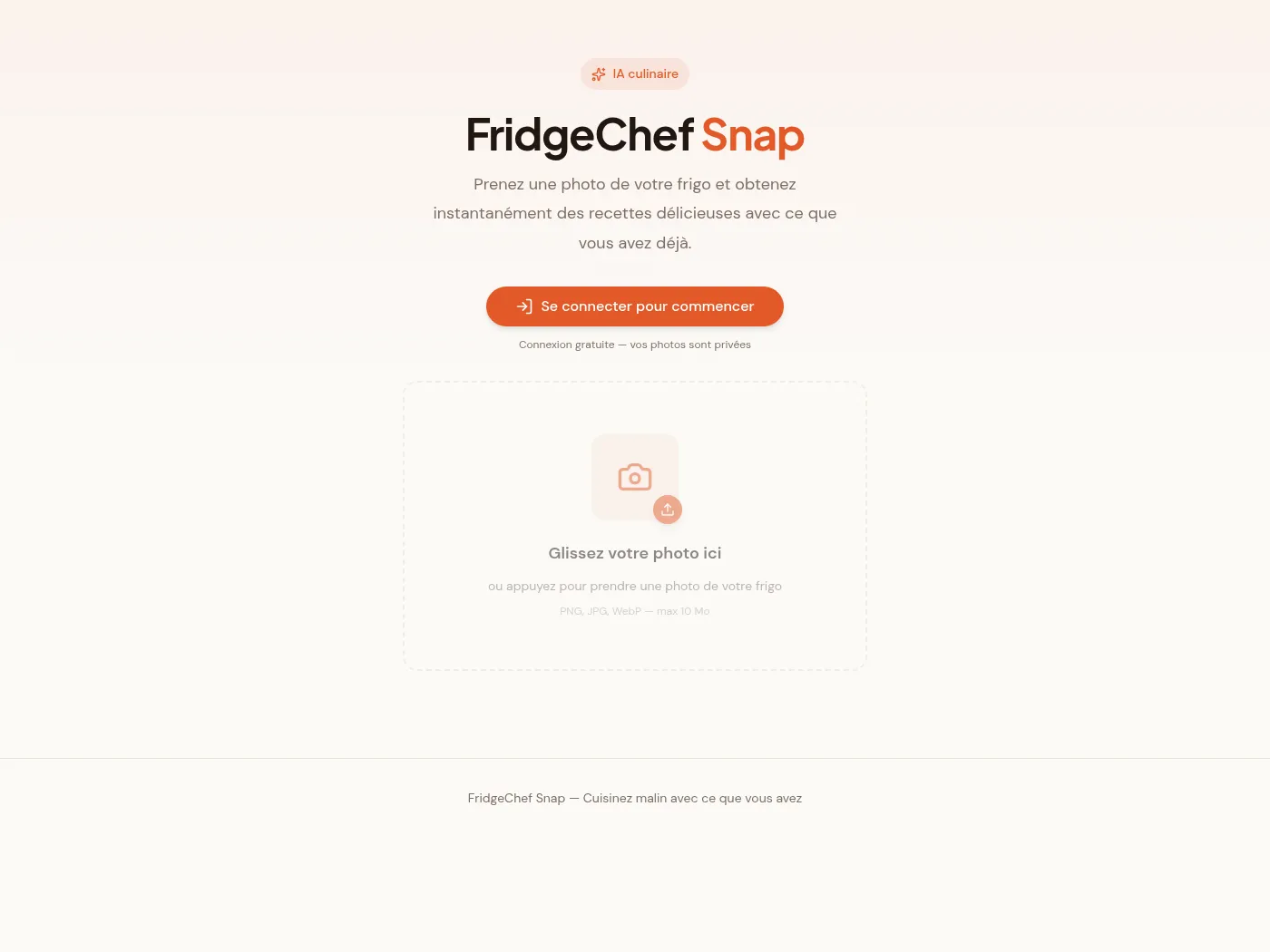 FridgeChef Snap
