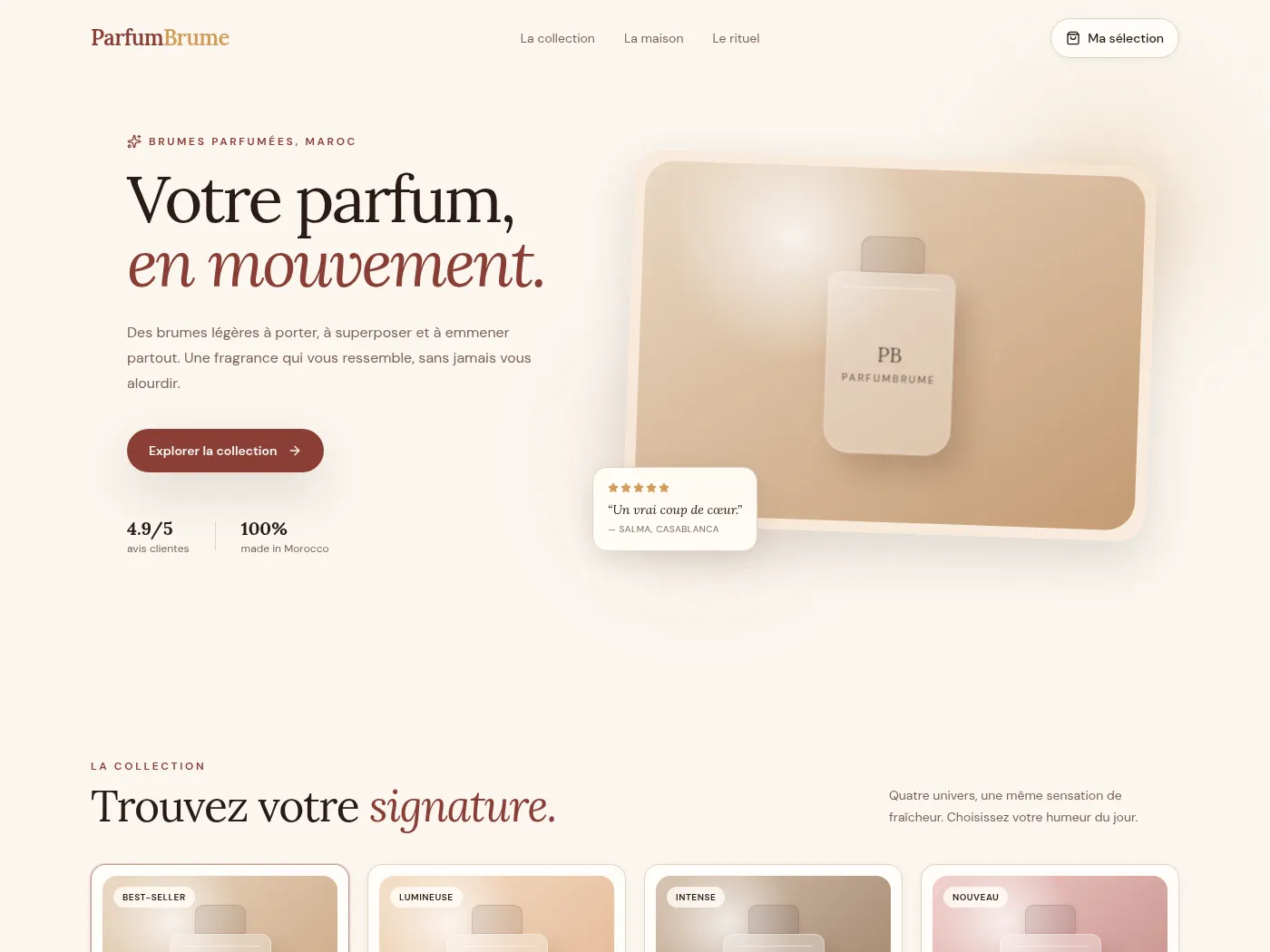 ParfumBrume Webstore