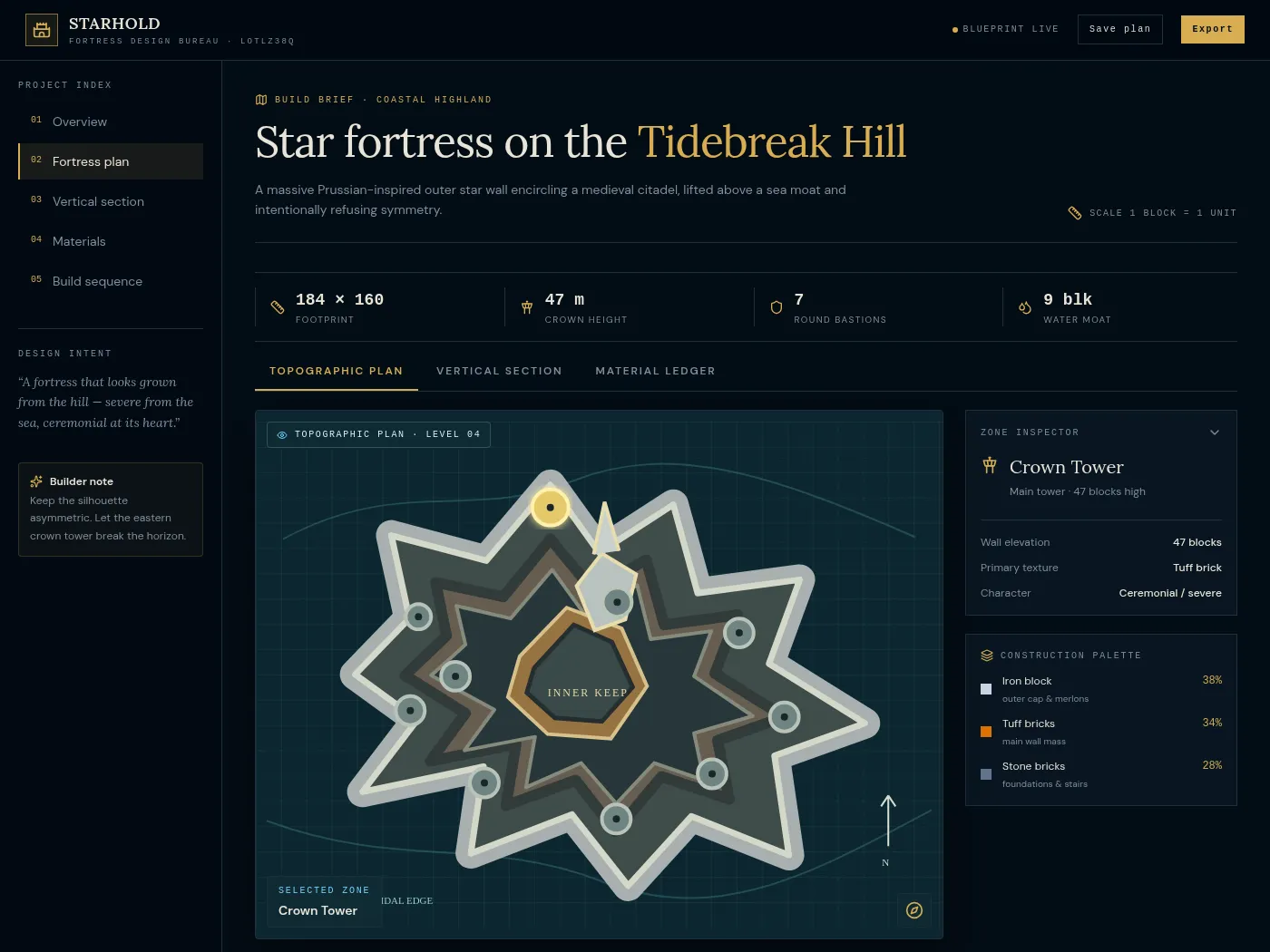 Star Fortress Design