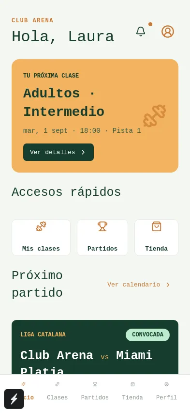 PadelShot app