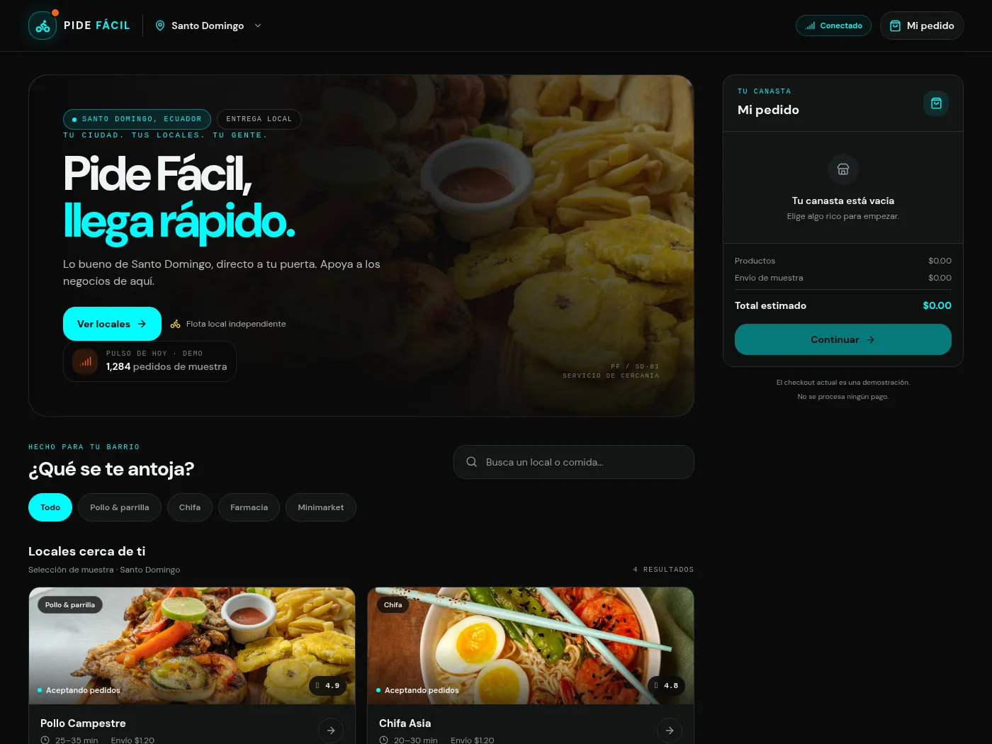 PIDE FÁCIL Delivery Suite