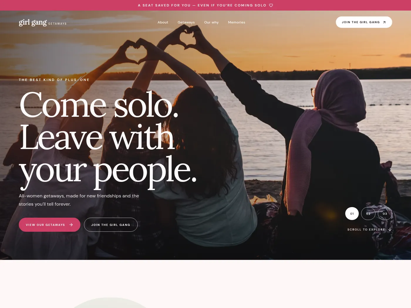 Girl Gang Getaways Site