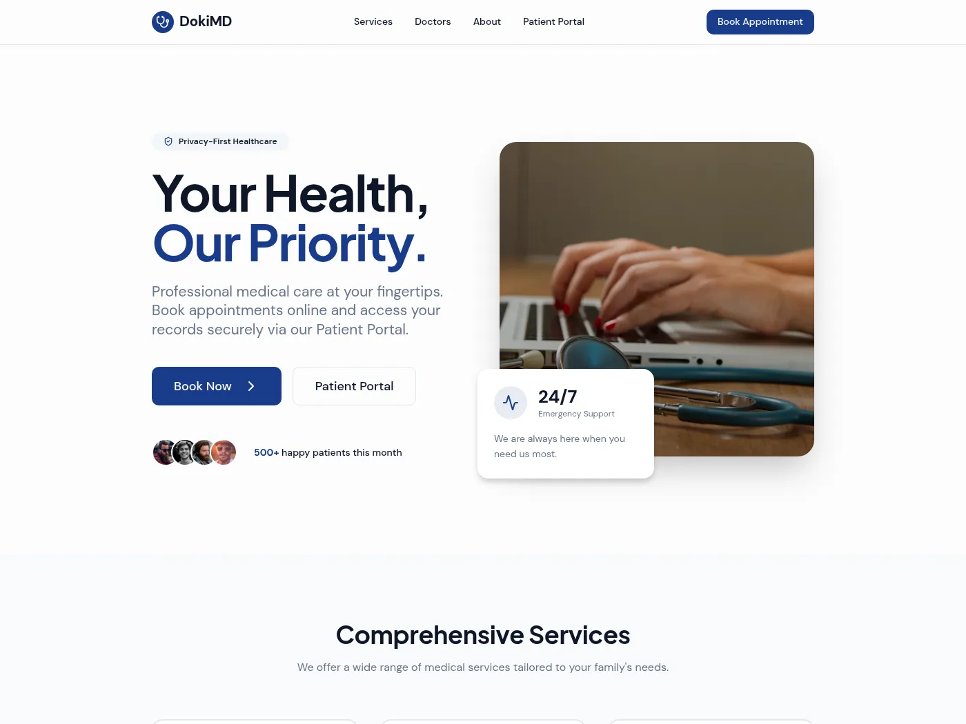 DokiMD Clinic Portal