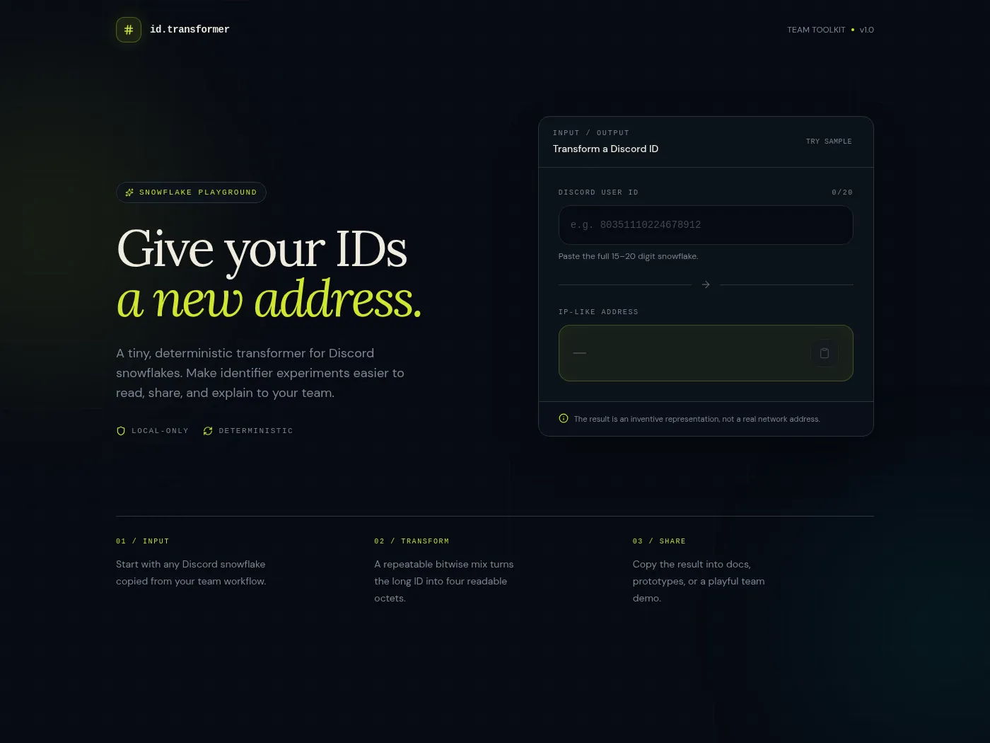 Discord ID Transformer