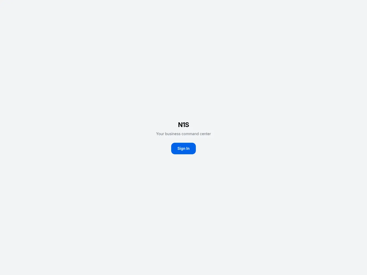 N1S Business Dashboard