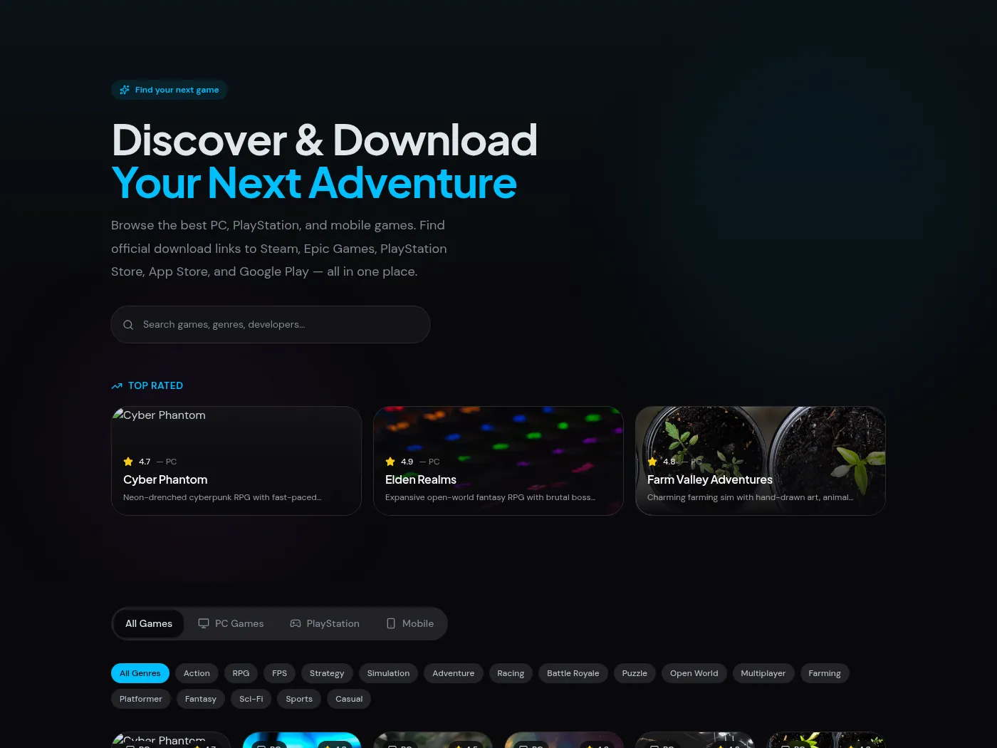 GameDownload Hub