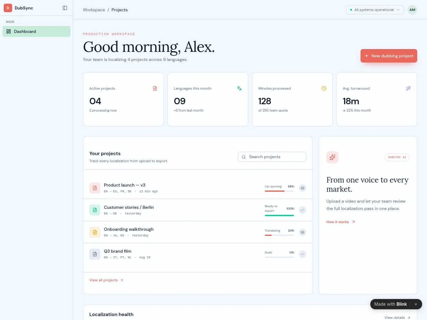 DubSync AI Platform