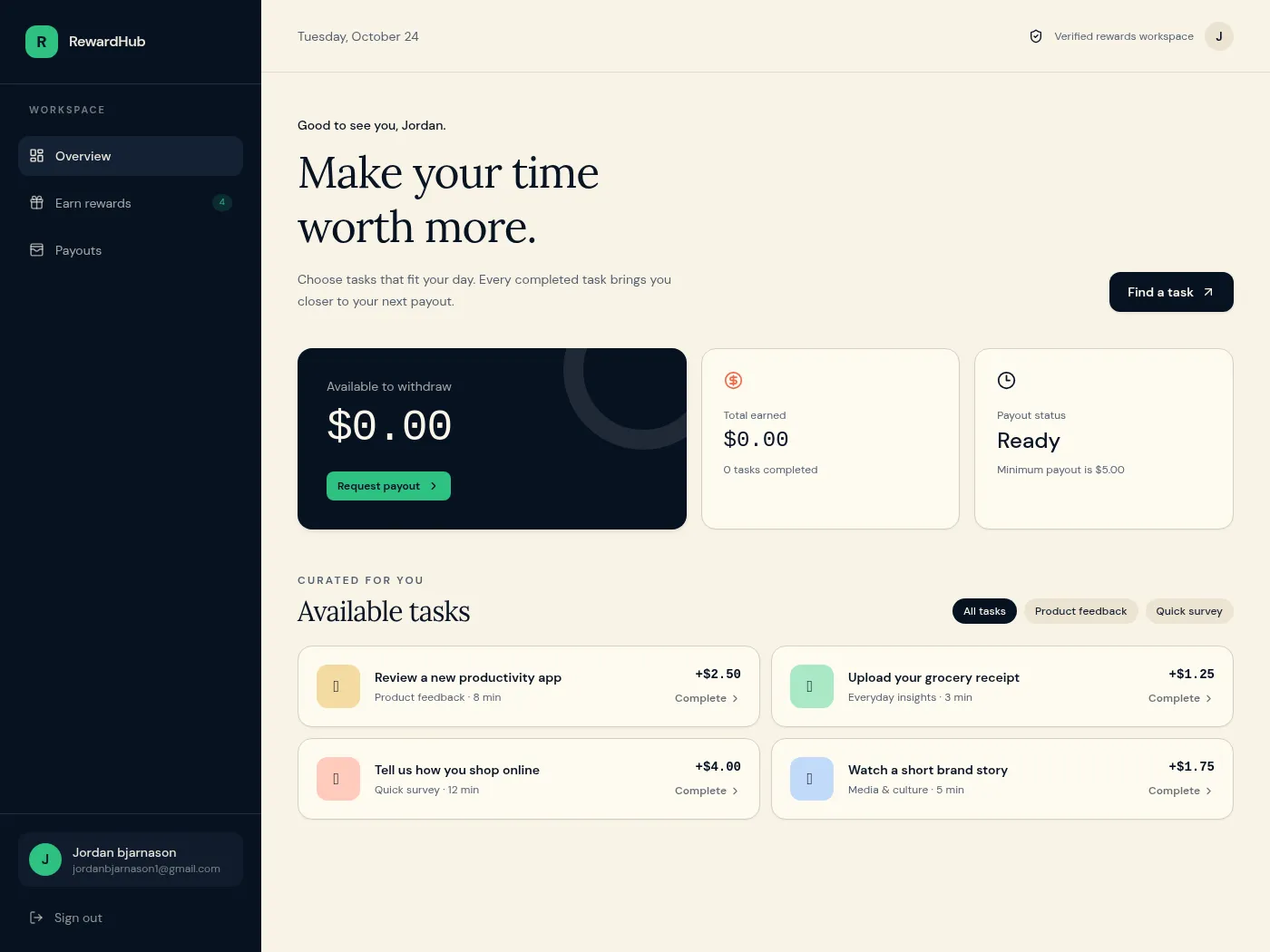 RewardHub App
