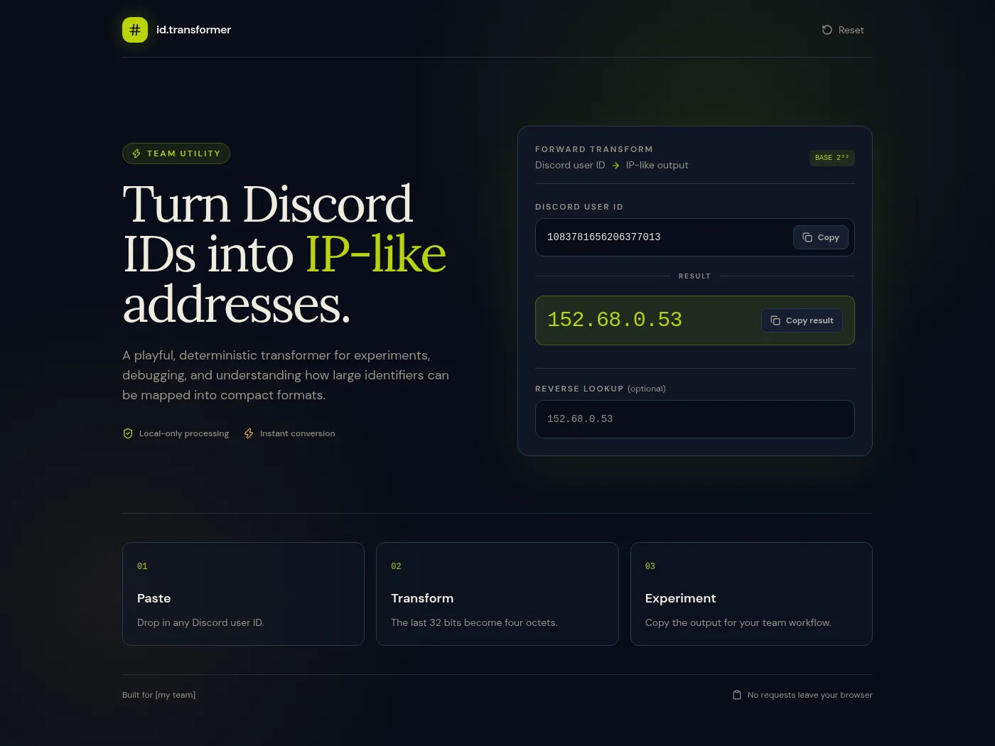 Discord ID Transformer