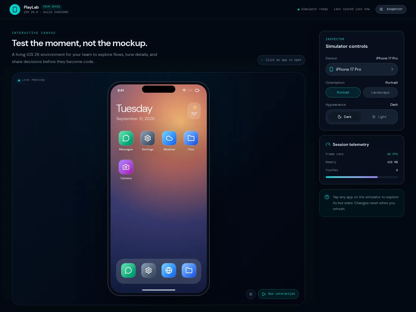 iOS 26 PlayLab