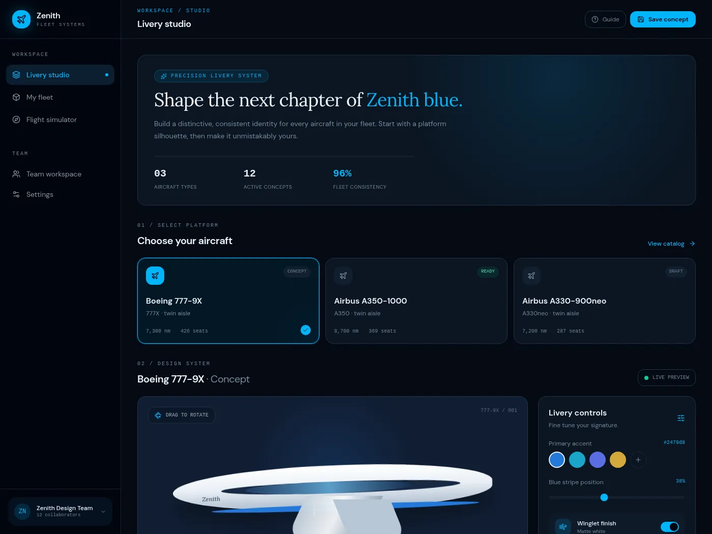 Zenith Fleet Designer