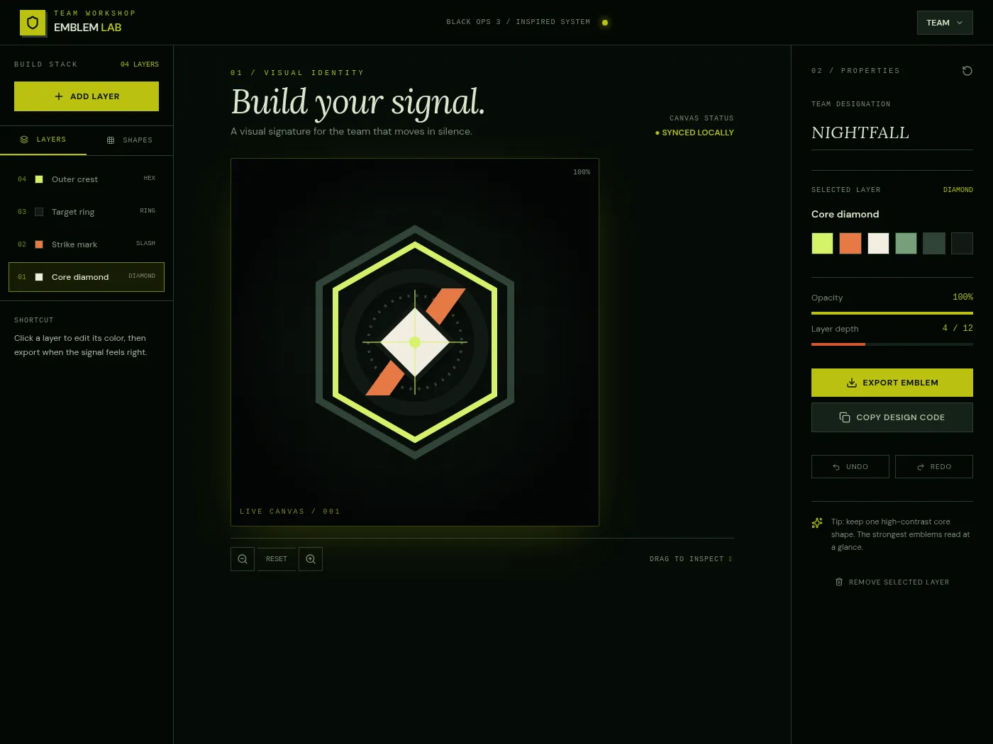 BO3 Emblem Creator