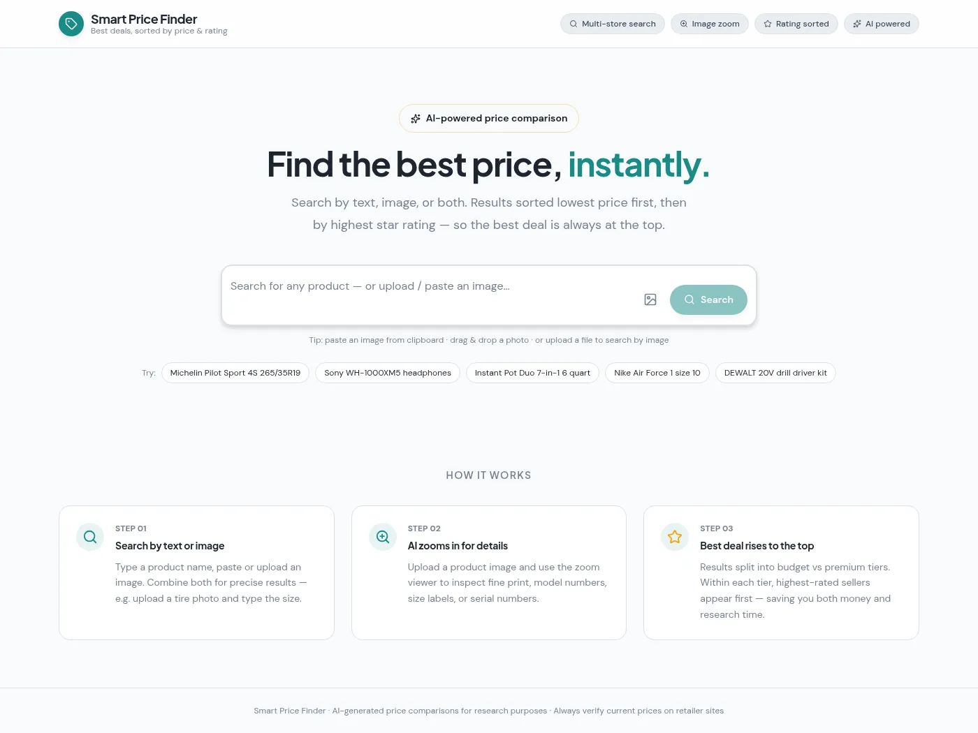 Smart Price Finder