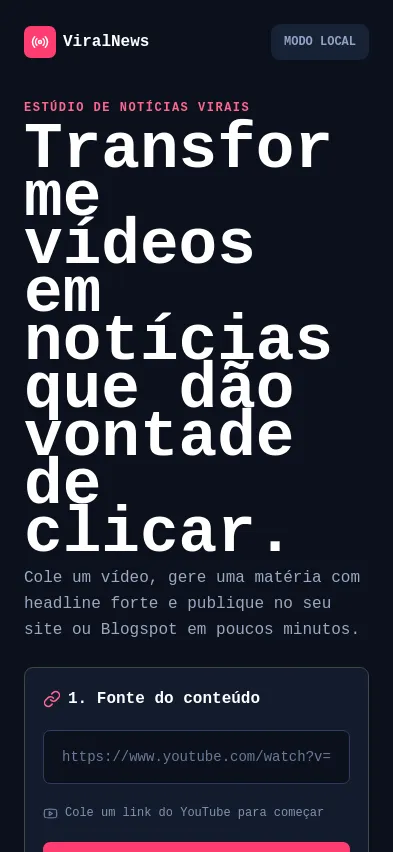 ViralNews Generator