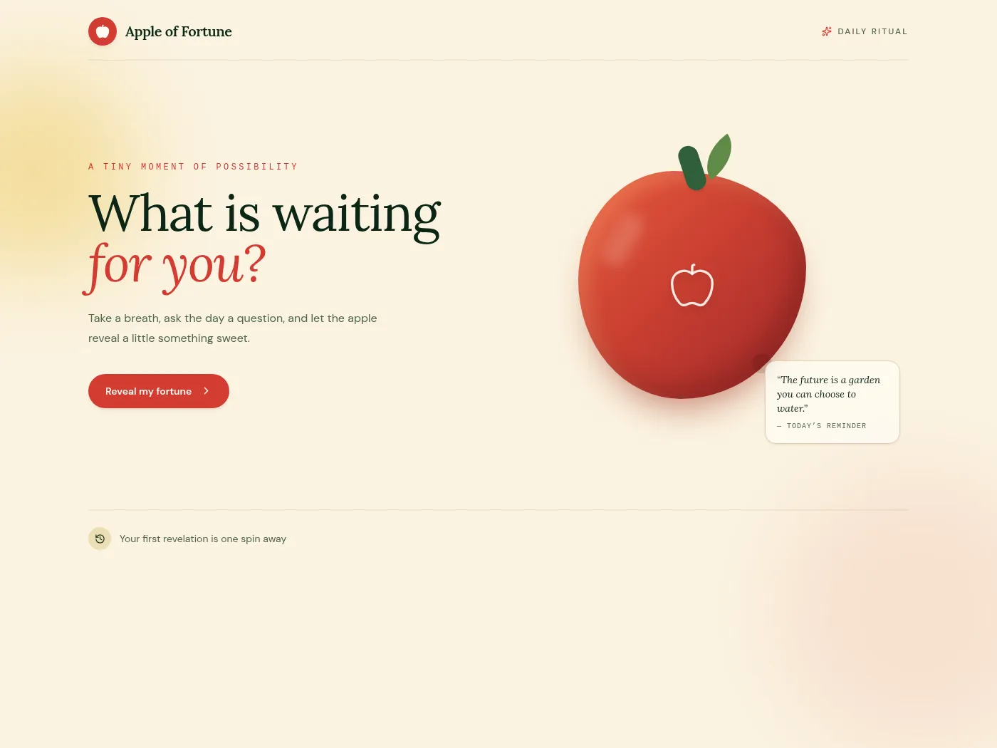 Apple of Fortune Predictor