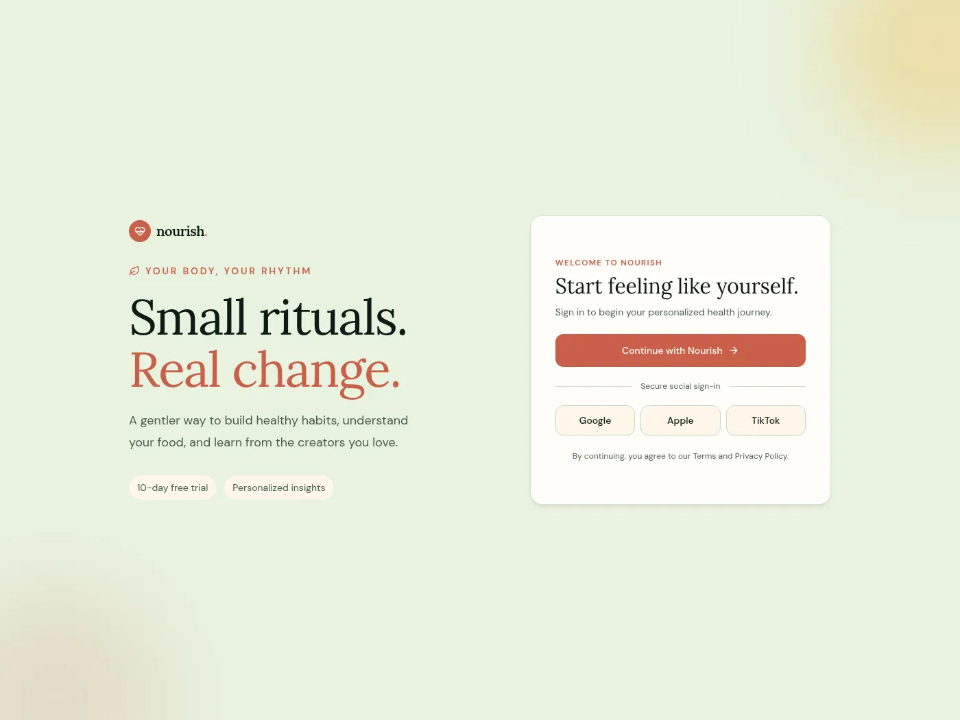 Habit Health Tracker App