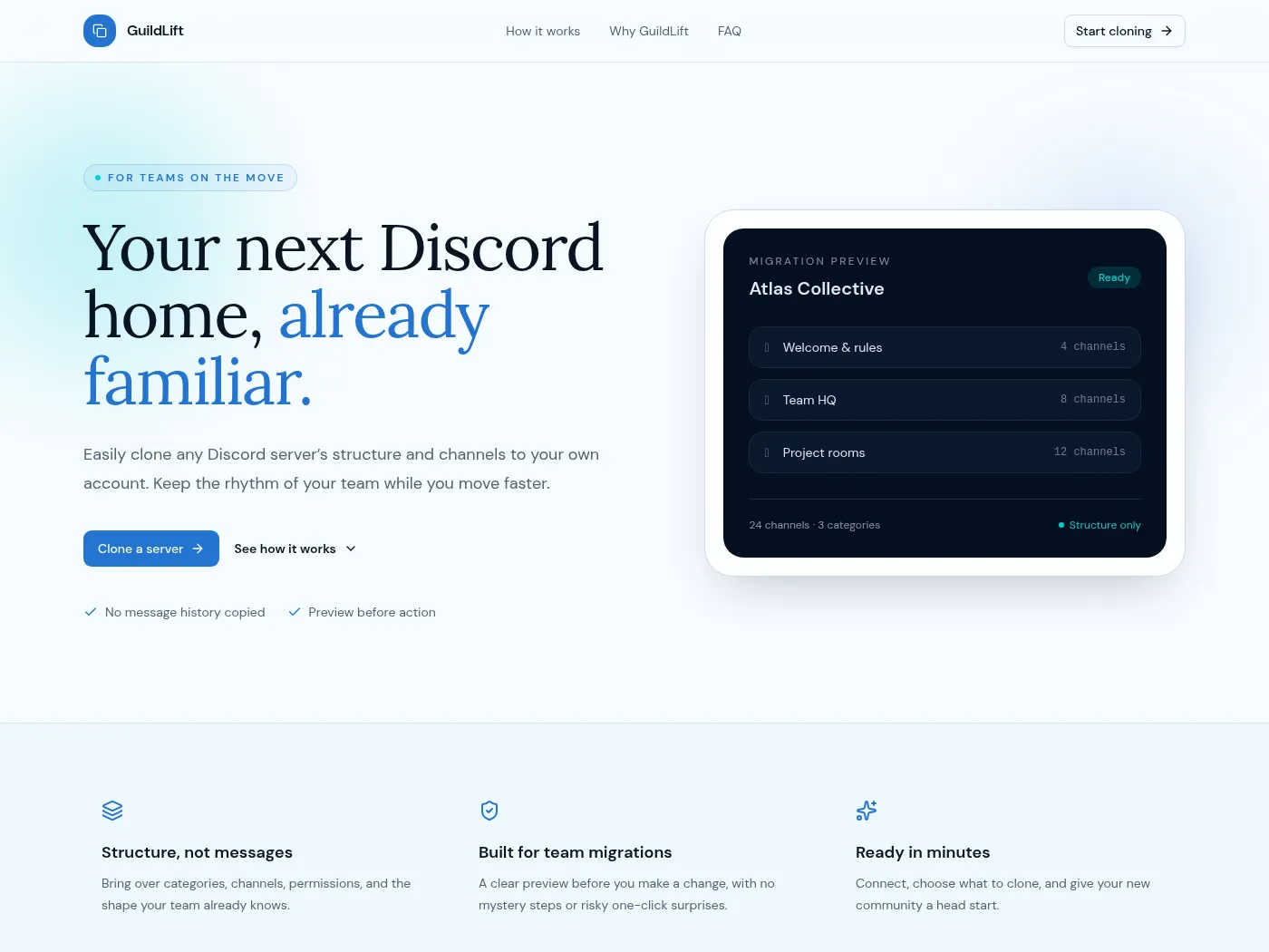 Discord Server Cloner