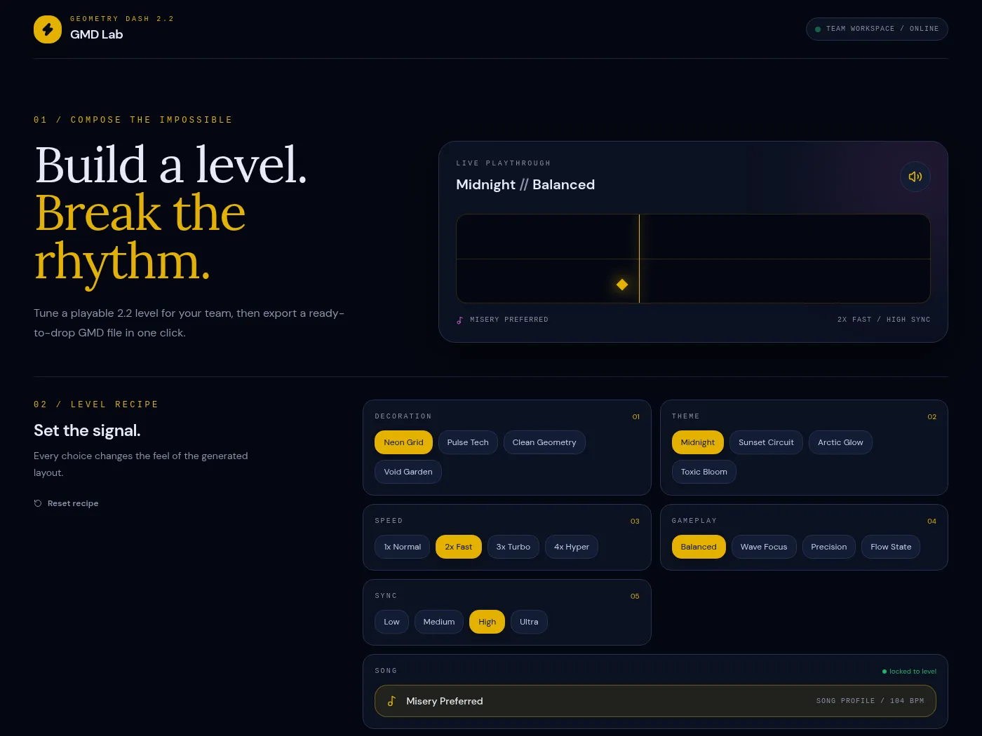 GMD Auto-Level Creator