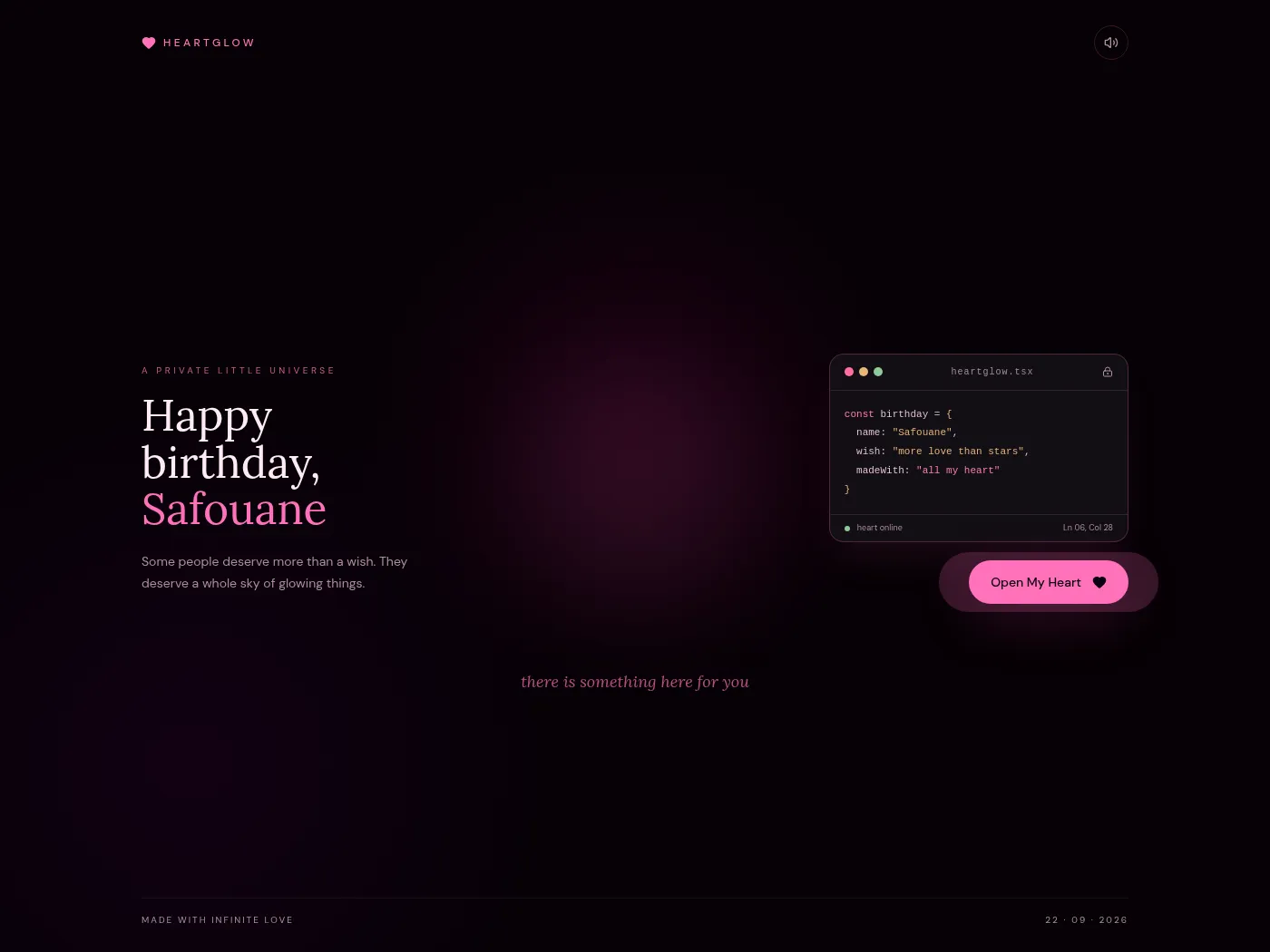 HeartGlow Birthday Experience