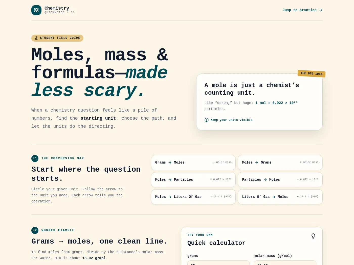 Chemistry QuickNotes