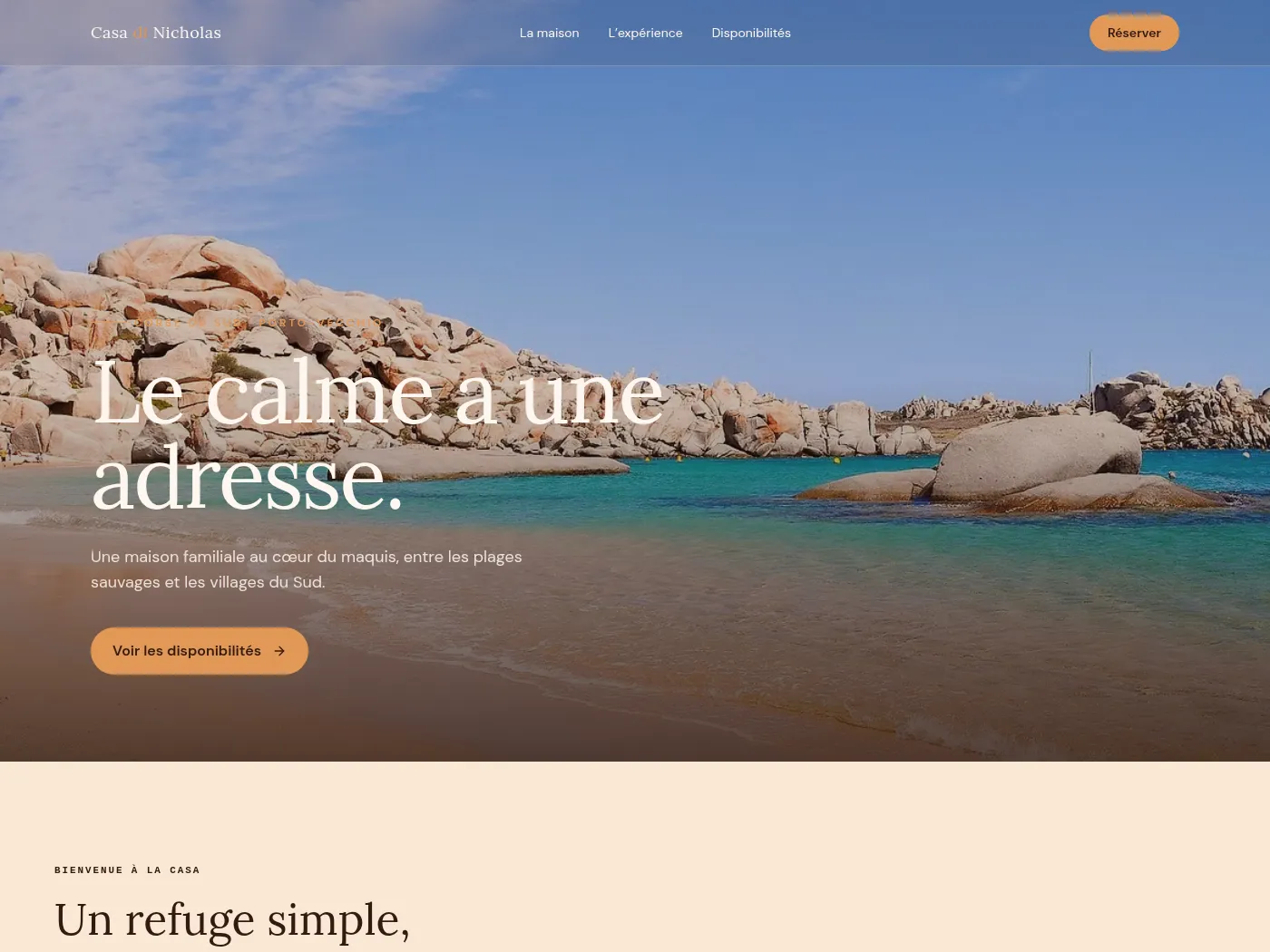 Casa Nicholas Booking Site