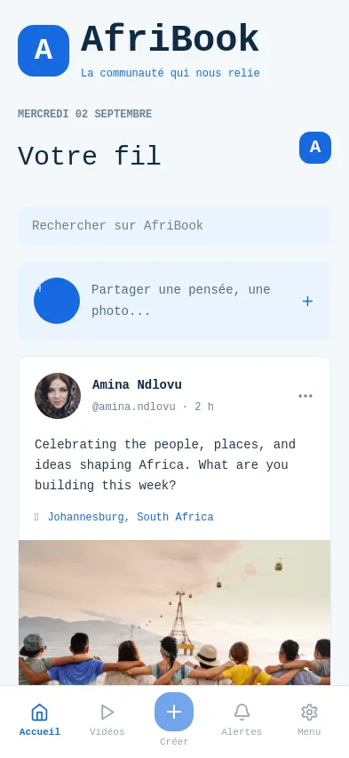 AfriBook Social Network