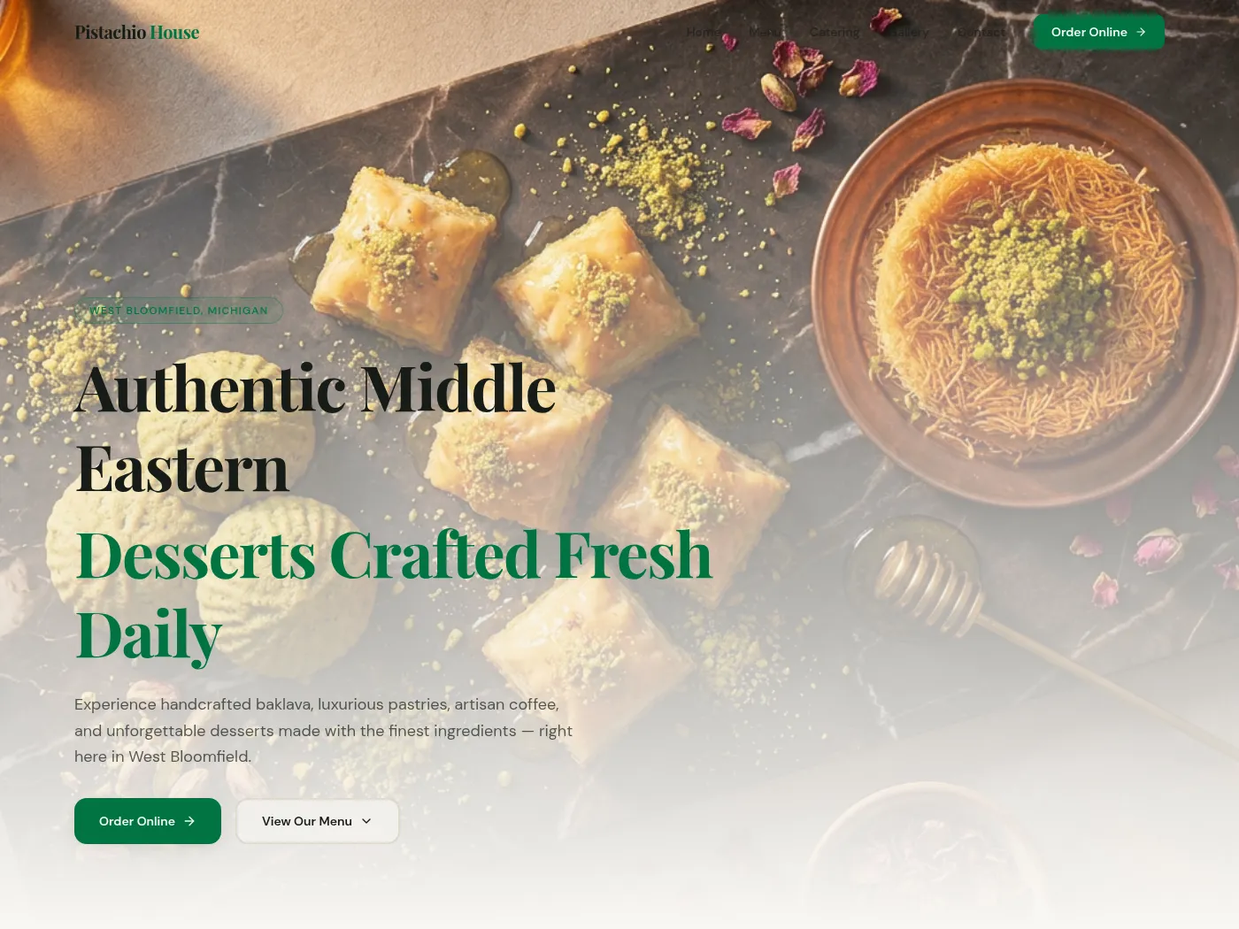 Pistachio House Luxury Site
