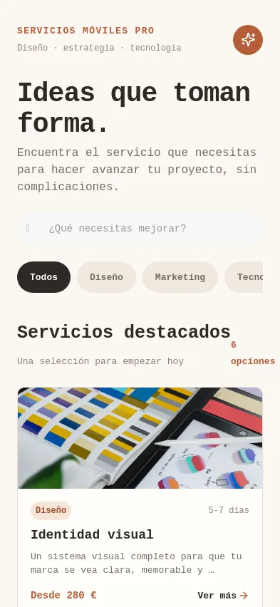 Servicios Móviles Pro