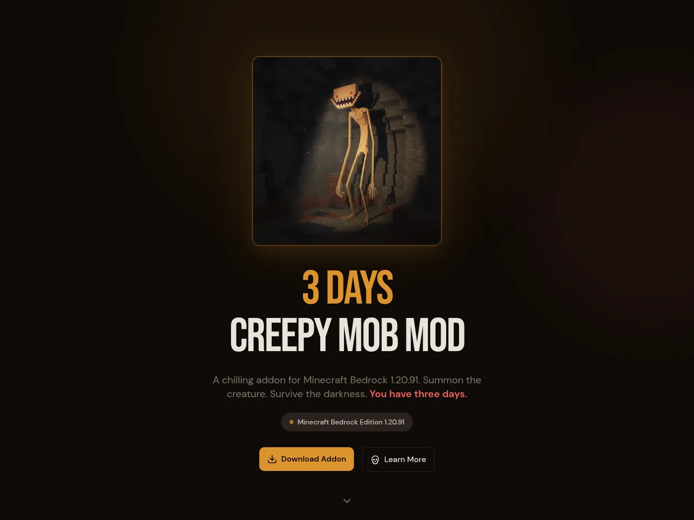 3Days Creepy Mob Mod