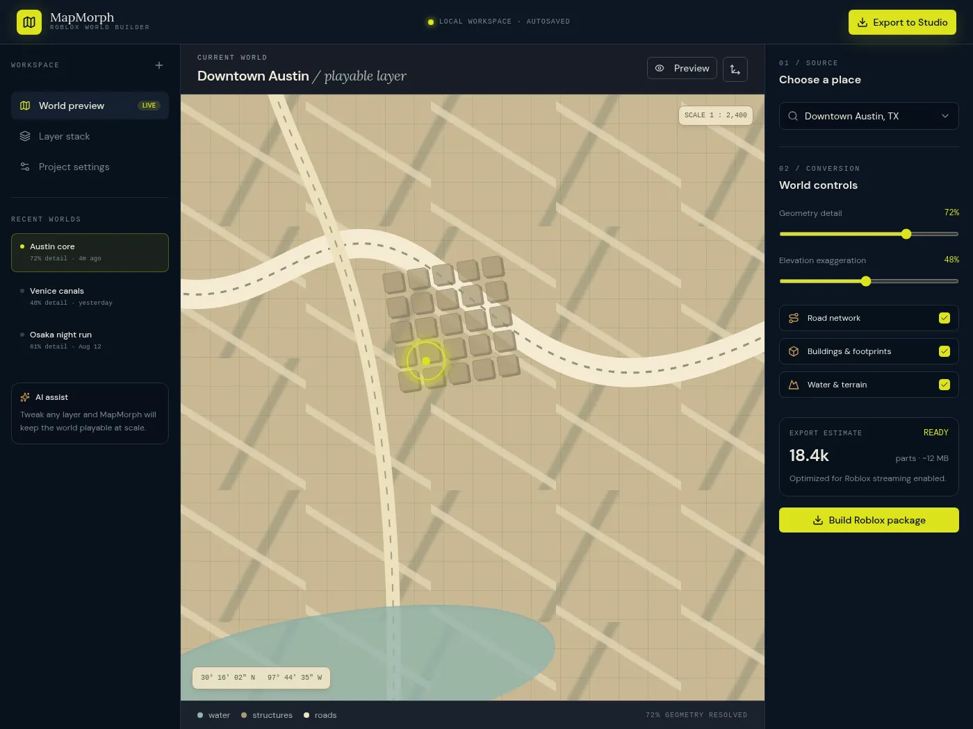 MapMorph for Roblox