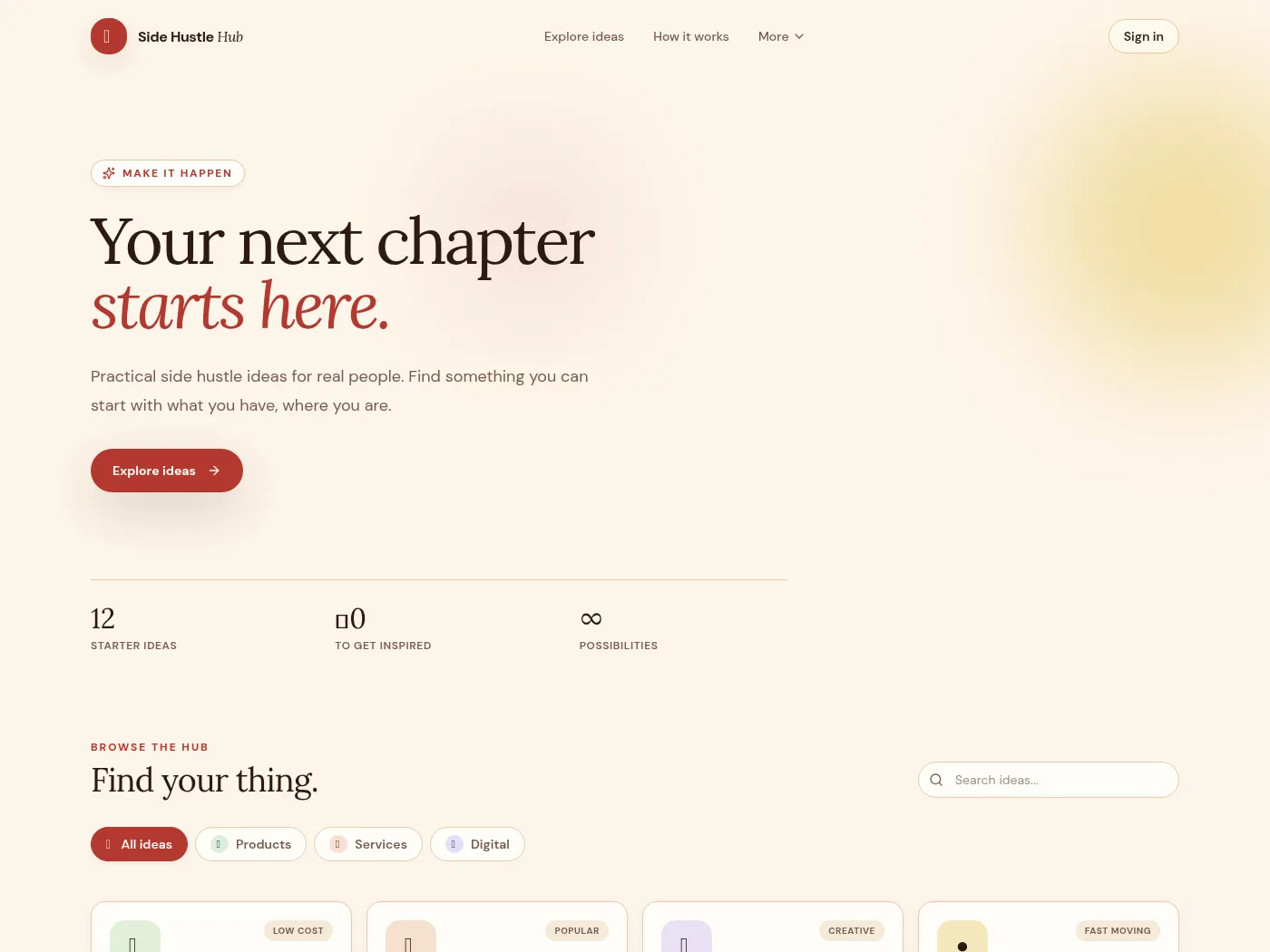 Side Hustle Hub