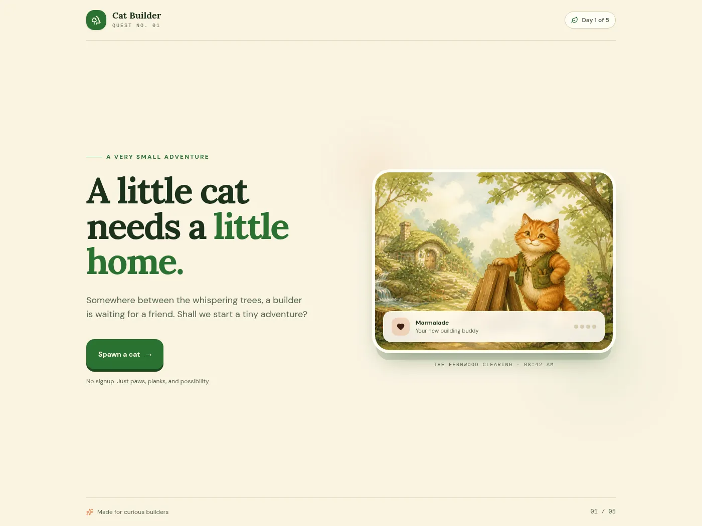 Cat Builder Quest