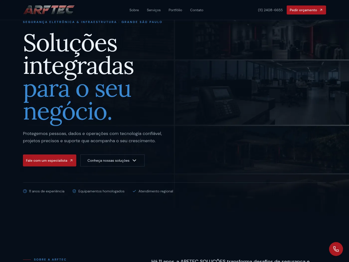 ARFTEC Pro Solutions Site