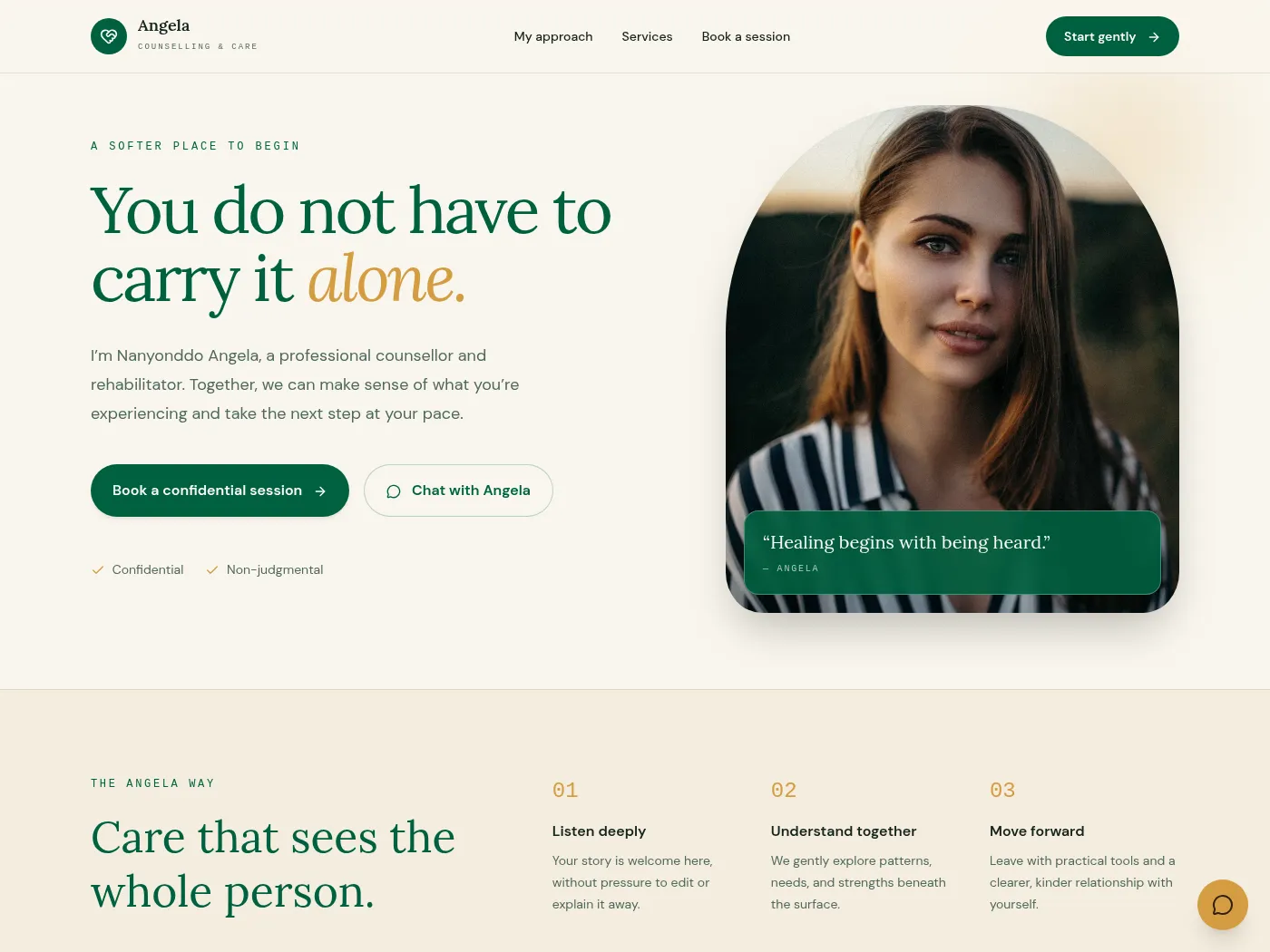 Angela Counselling Portal
