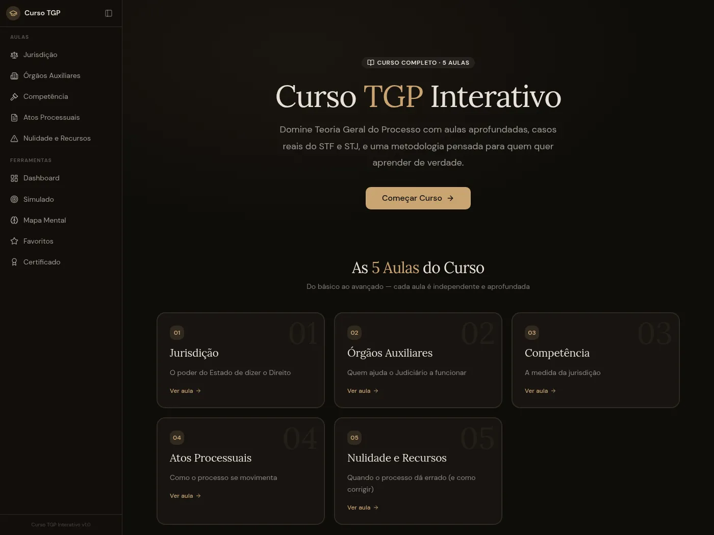 Curso TGP Interativo