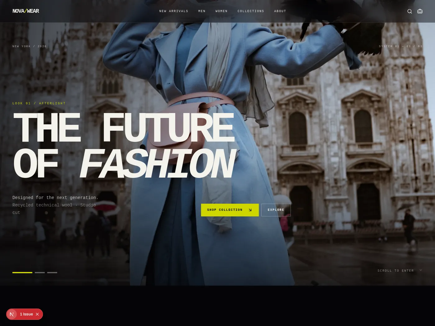 NOVA WEAR E-Commerce