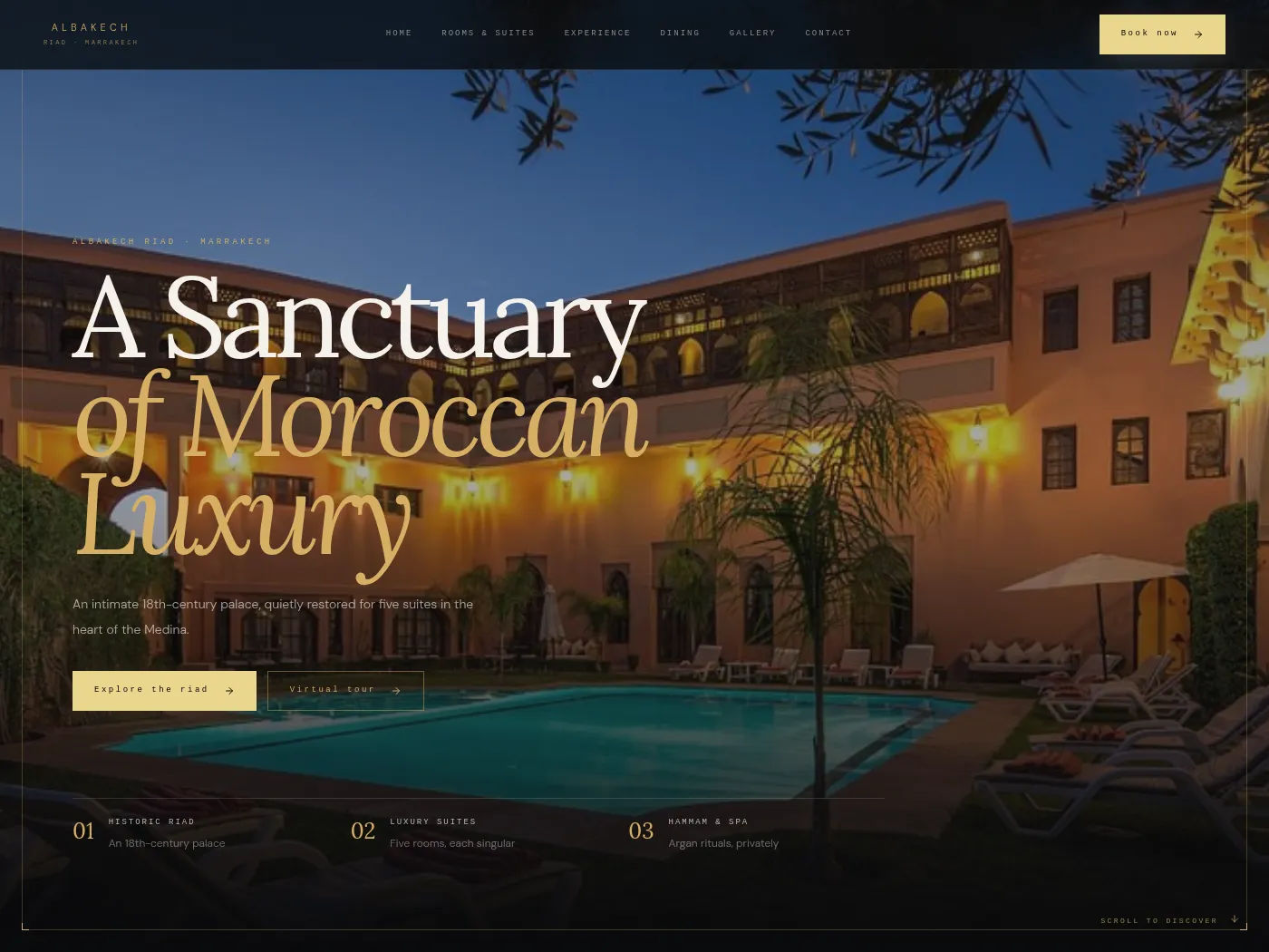 Albakech Luxe Web Experience