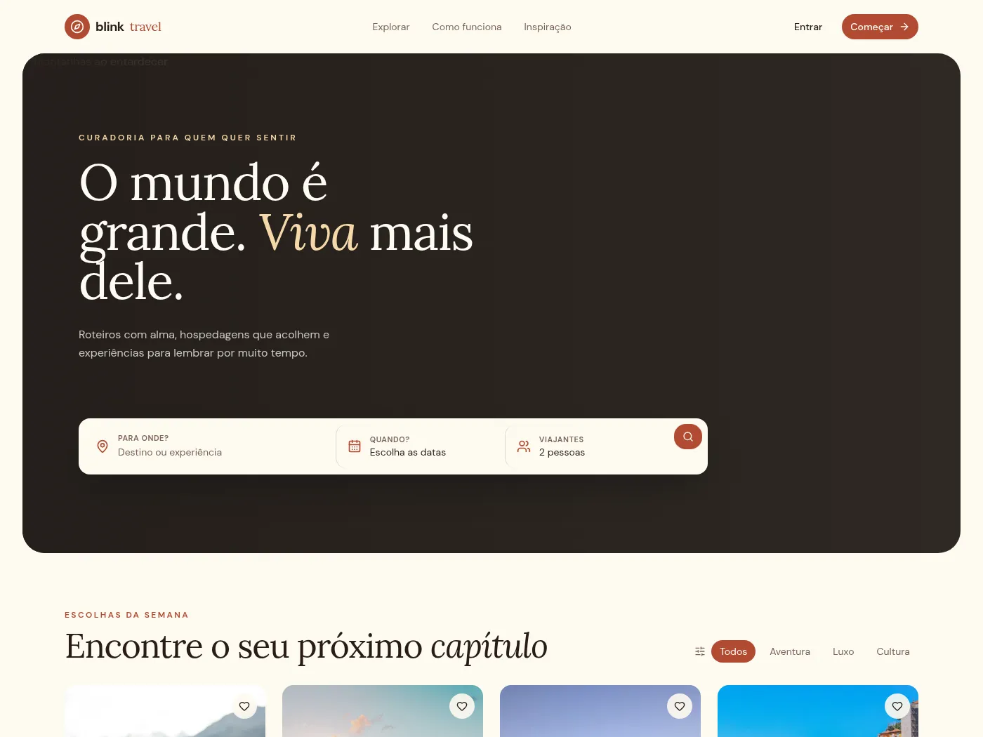 Blink Travel Agency Platform