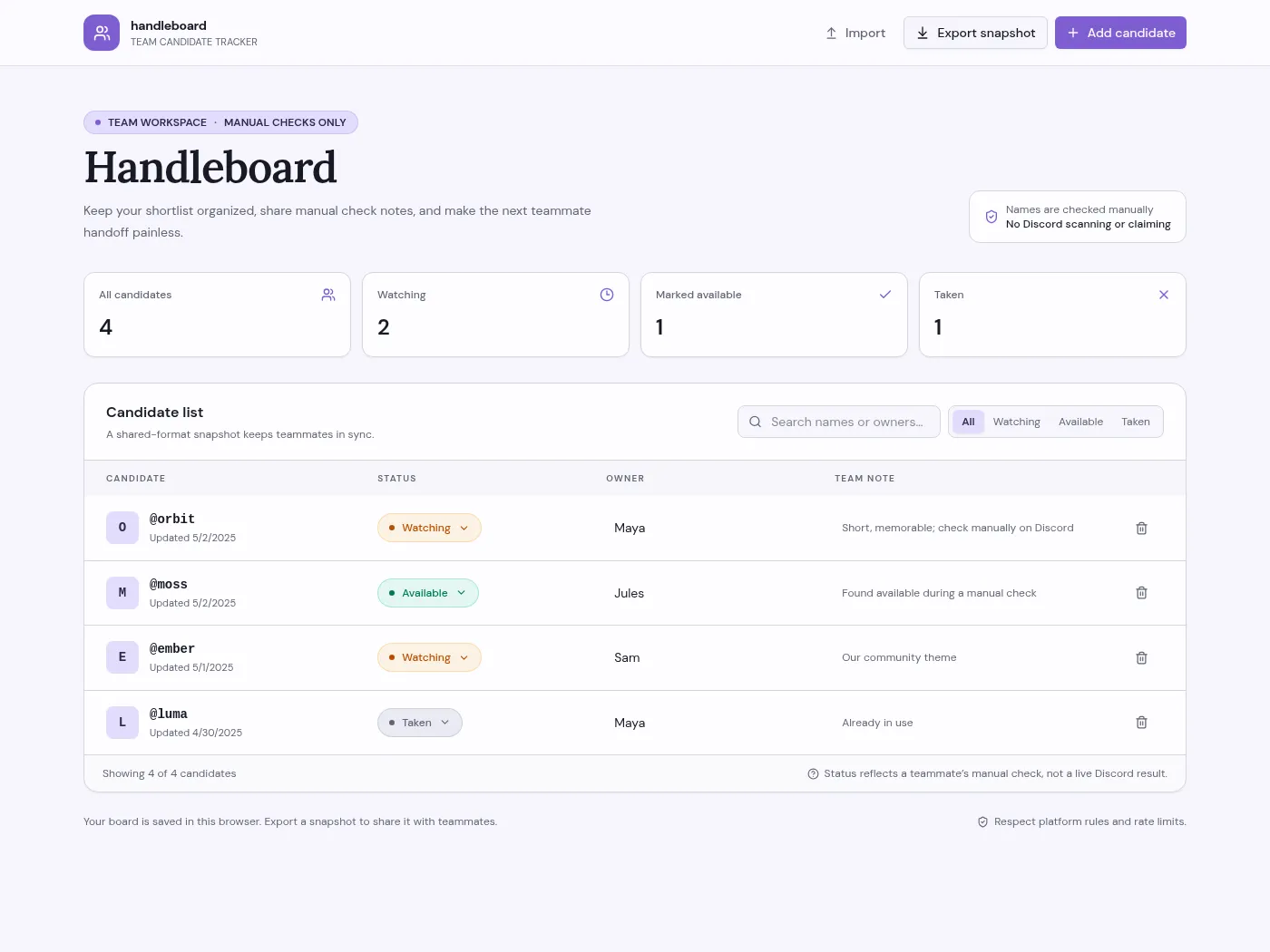 Discord SnipeBot