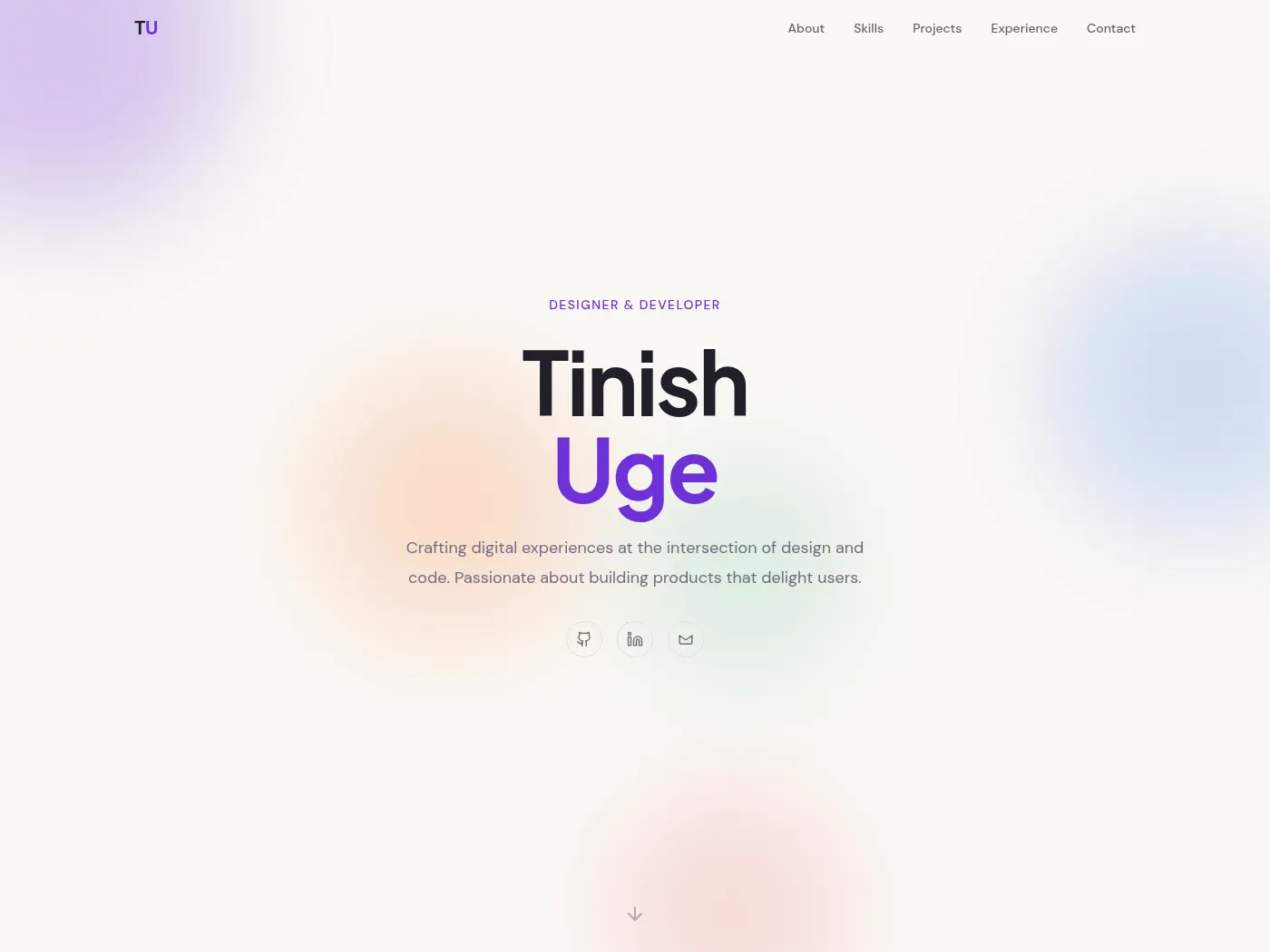 Dynamic Color Portfolio