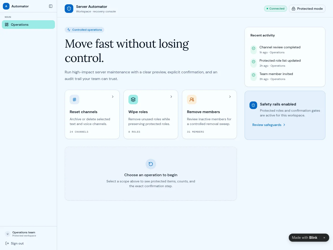 Discord Server Automator